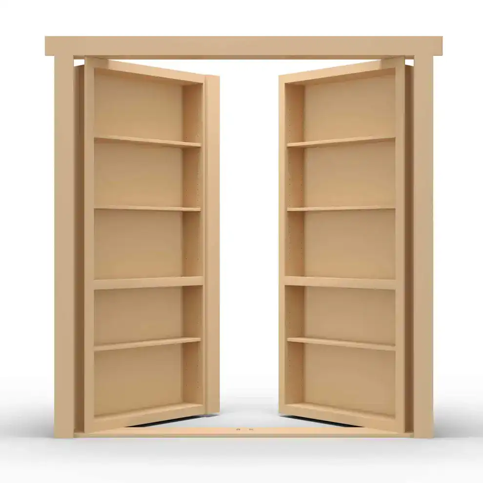 Hidden Doors in Custom Cabinetry: Seamless & Stylish Concealed Design